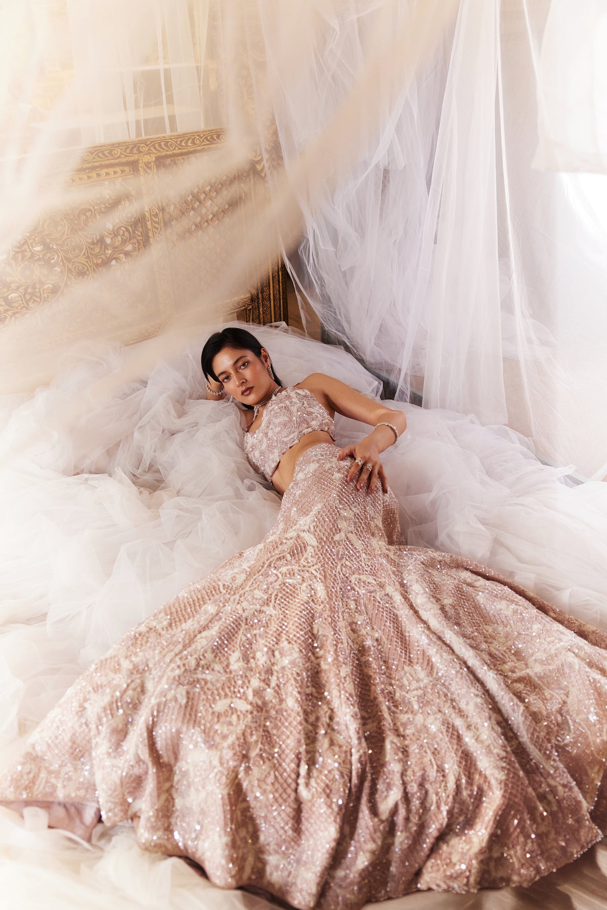 Iris Mermaid lehenga